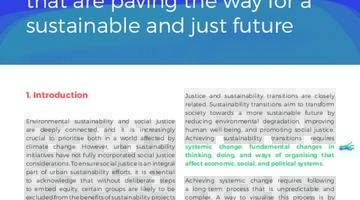 Learning from nine initiatives that are paving the way for a ...